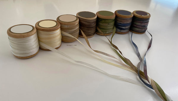 New EARTH Ribbon Bundle - New Silk Ribbon Pack-Di van Niekerk – Dicraft ...