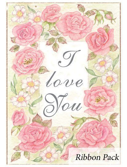 I love you - Ribbon Pack – Dicraft Embroidery